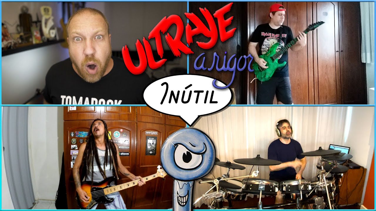 INÚTIL- Ultraje a Rigor Full Collab Cover - YouTube