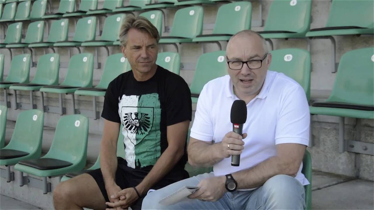 Fußball: 3. Liga - Preußen-Coach Horst Steffen im Interview - YouTube