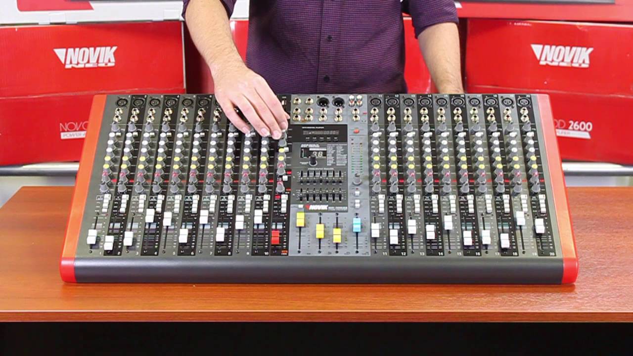 Novik Neo NVK-20M USB Consola de Mezcla - YouTube