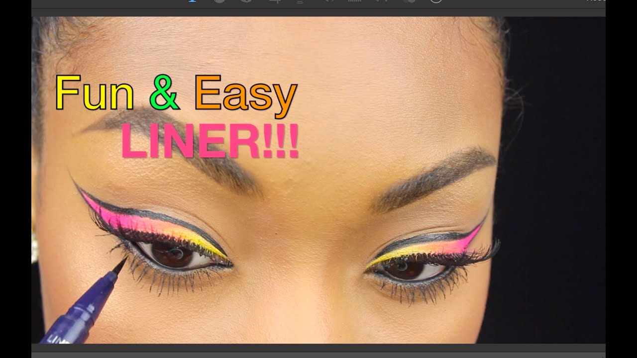 Fun & Easy LINER Look -IRISBEILIN - YouTube