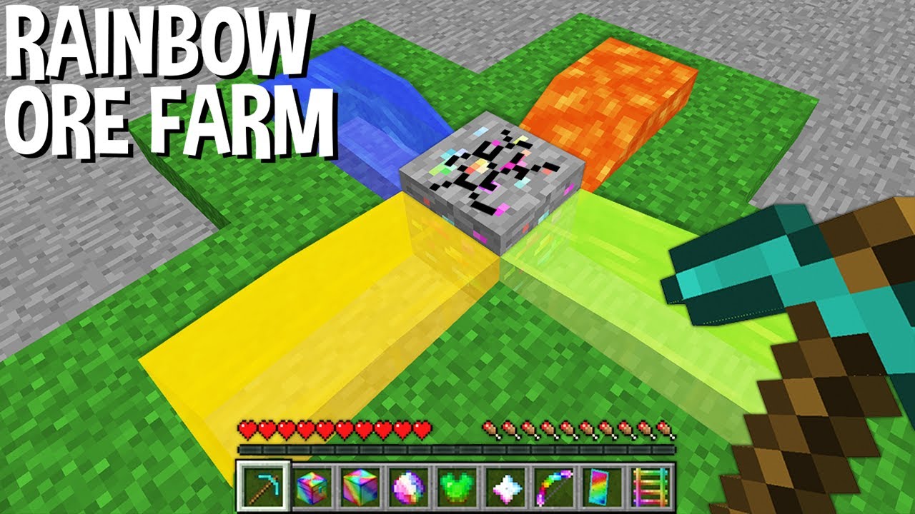 HOW to GET RAINBOW ORE in super ORE FARM in Minecraft ??? - YouTube