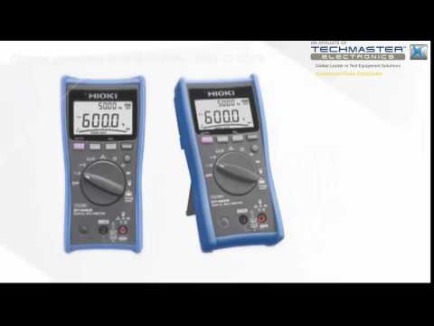 Đồng hồ vạn năng hioki dt4255 - YouTube