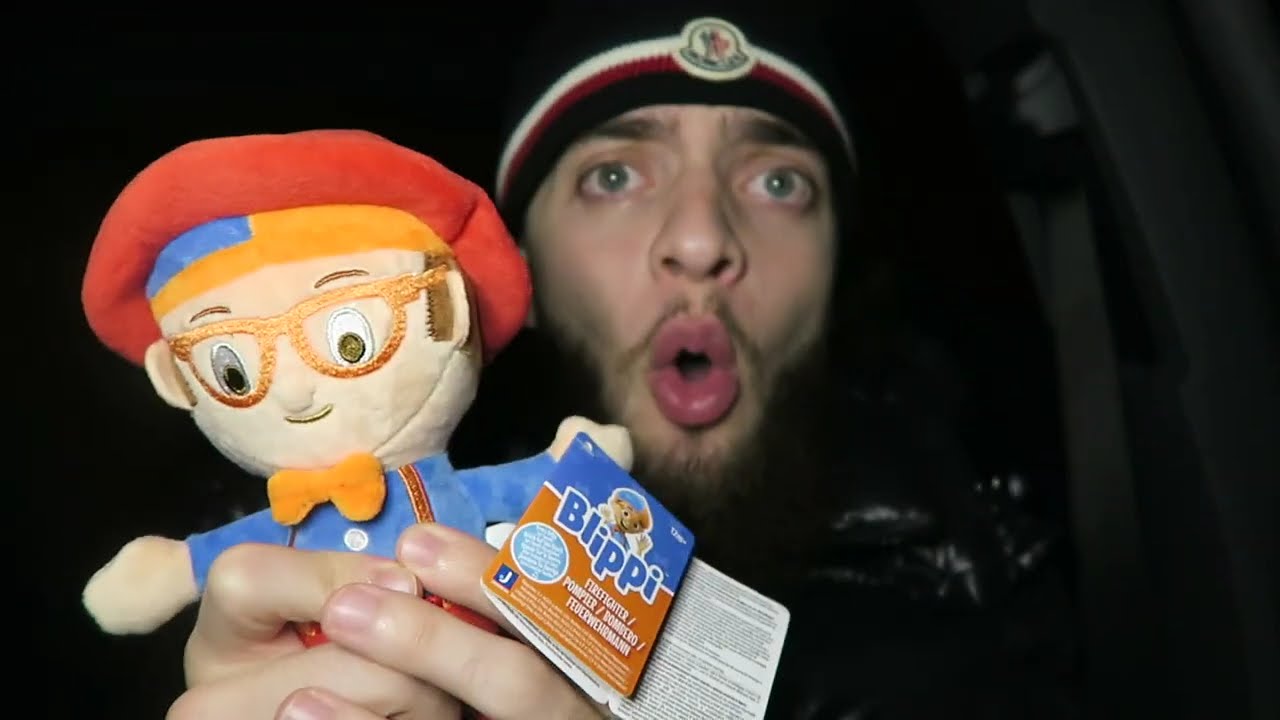 DRONE CATCHES BLIPPI AND MEEKAH AT TOY STORE IN REAL LIFE!! *BLIPPI NEW ...