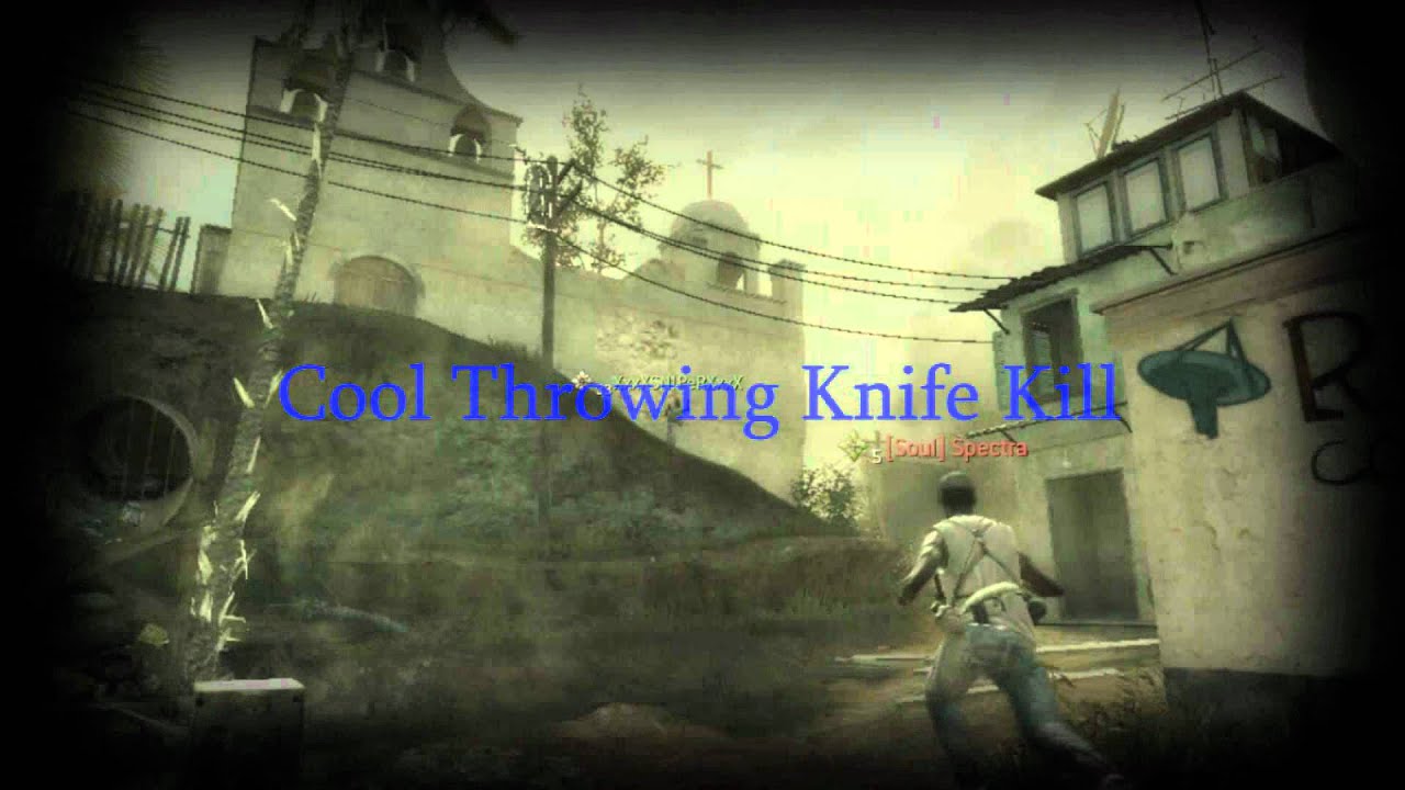 Cool Throwing Knife Kill - YouTube