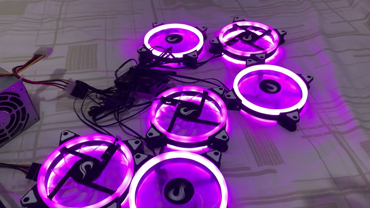 Kit de fans RISE MODE RGB RM-FN-02-RGB - YouTube