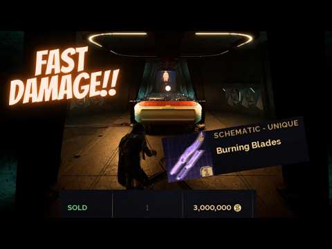 How to get Burning Blades Schematic in 6 mins - YouTube