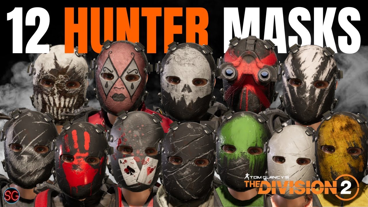 Division 2 How to get 12 Secret Hunter Mask and 8 Ivory Keys - YouTube