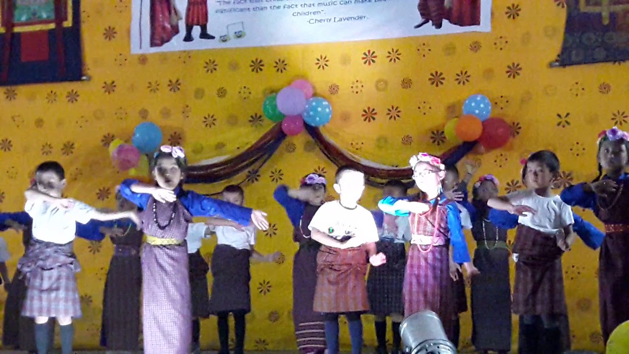 Class 1 A dance variety show Chukha Central School 2017 - YouTube