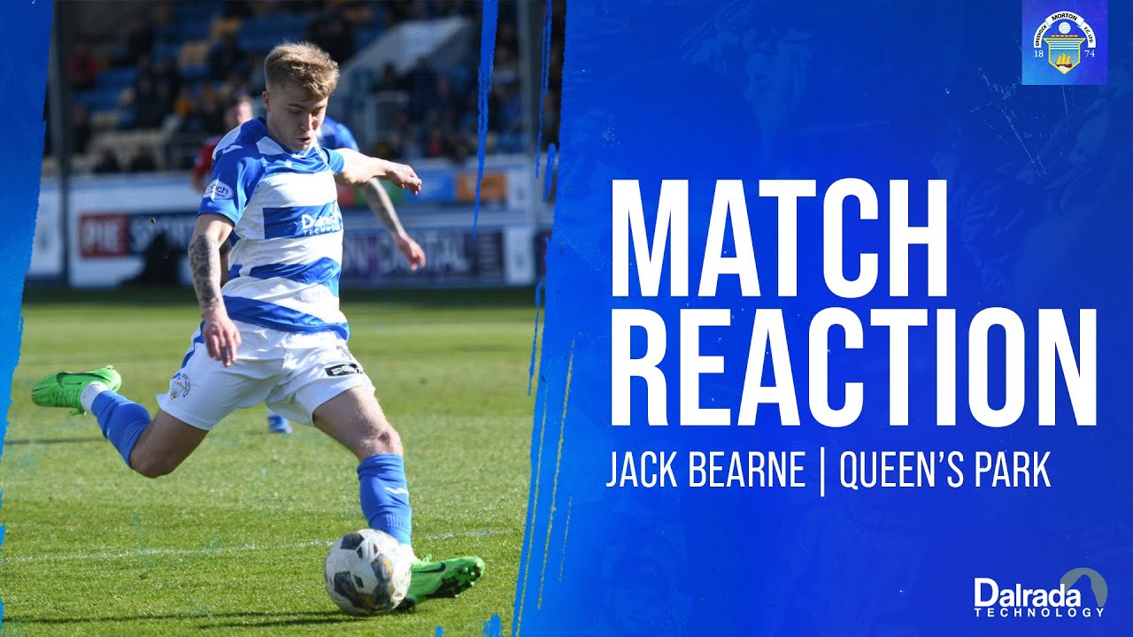 Jack Bearne | Post Match | Queen's Park - YouTube