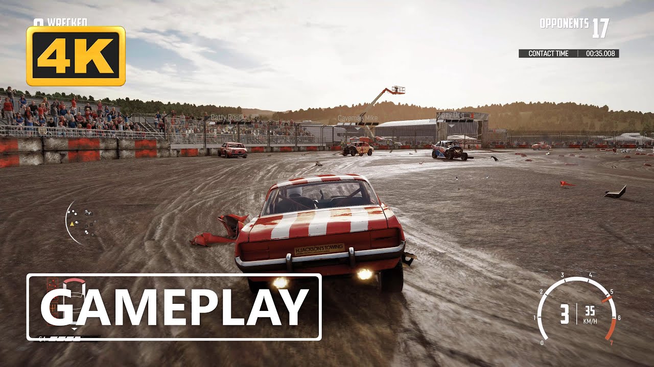 Wreckfest Xbox Series X Gameplay 4K - YouTube