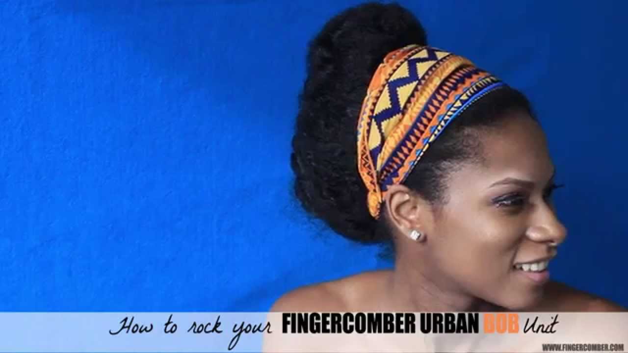 How to rock your Urban Bob Unit with an INSTA-WRAP up-do | Finger ...