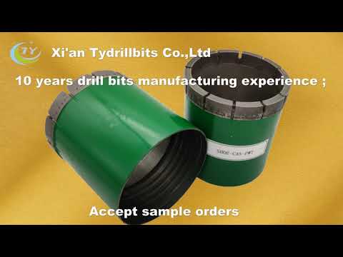 PW PWT impregnated diamond casing shoe bit - YouTube