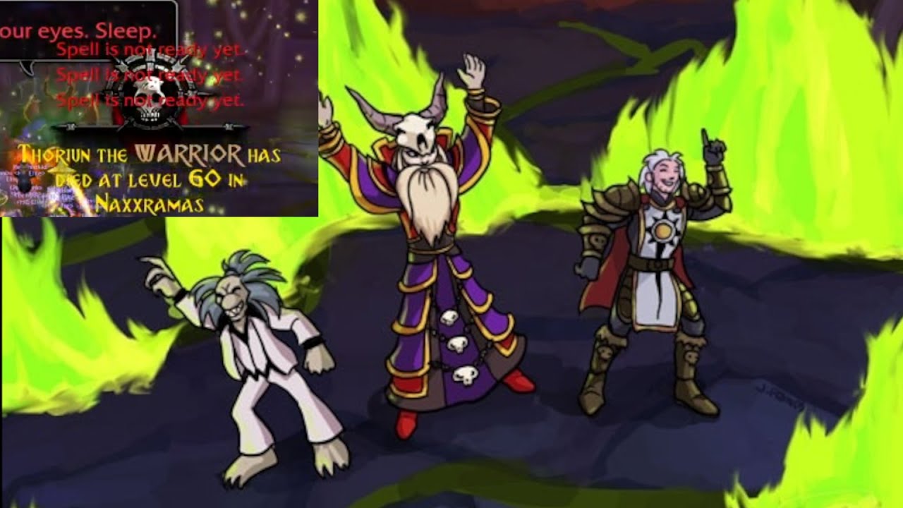 We FAILED the Heigan Dance in Hardcore Naxxarramas - YouTube