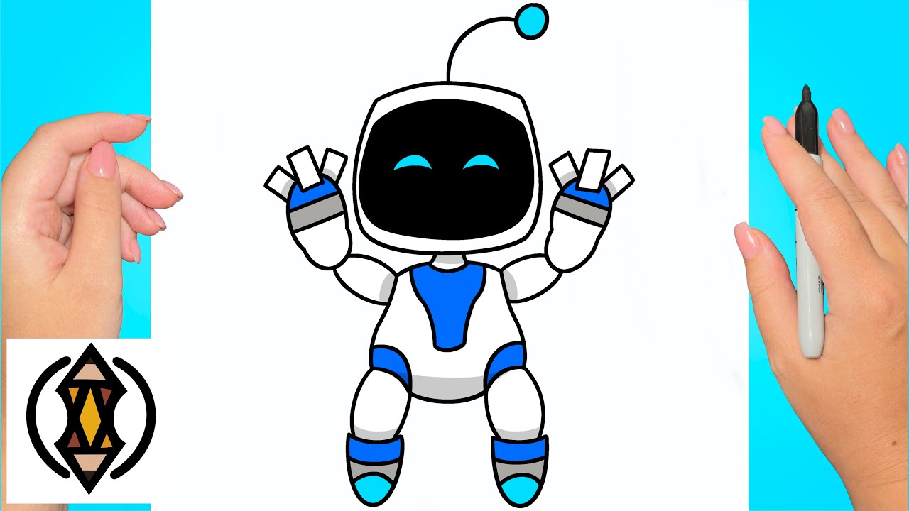 How To Draw Astrobot | Easy Drawing Tutorial - YouTube