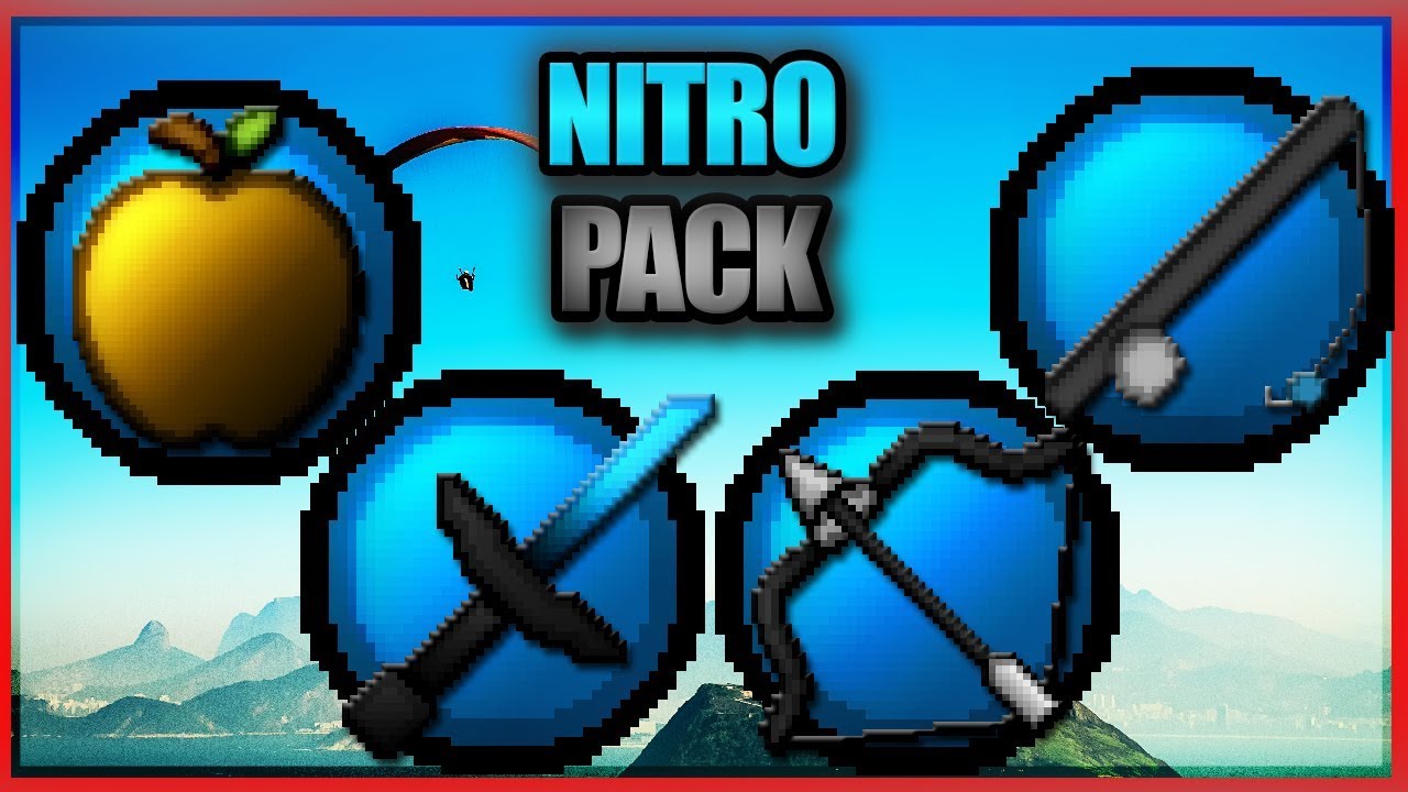Minecraft PvP Texture Pack l Nitro 64x [1.7/1.8] ★ - YouTube