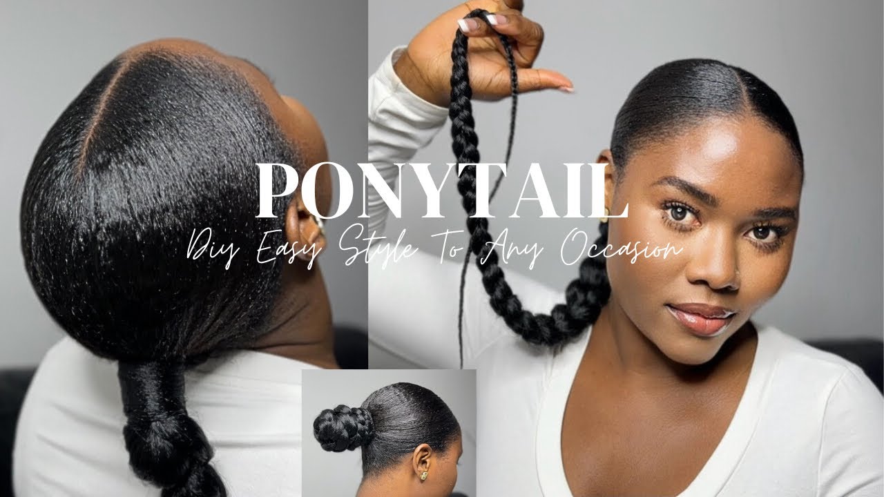 DIY: How To Make Your Easy Ponytail For All Occasion | Tips and Tricks ...