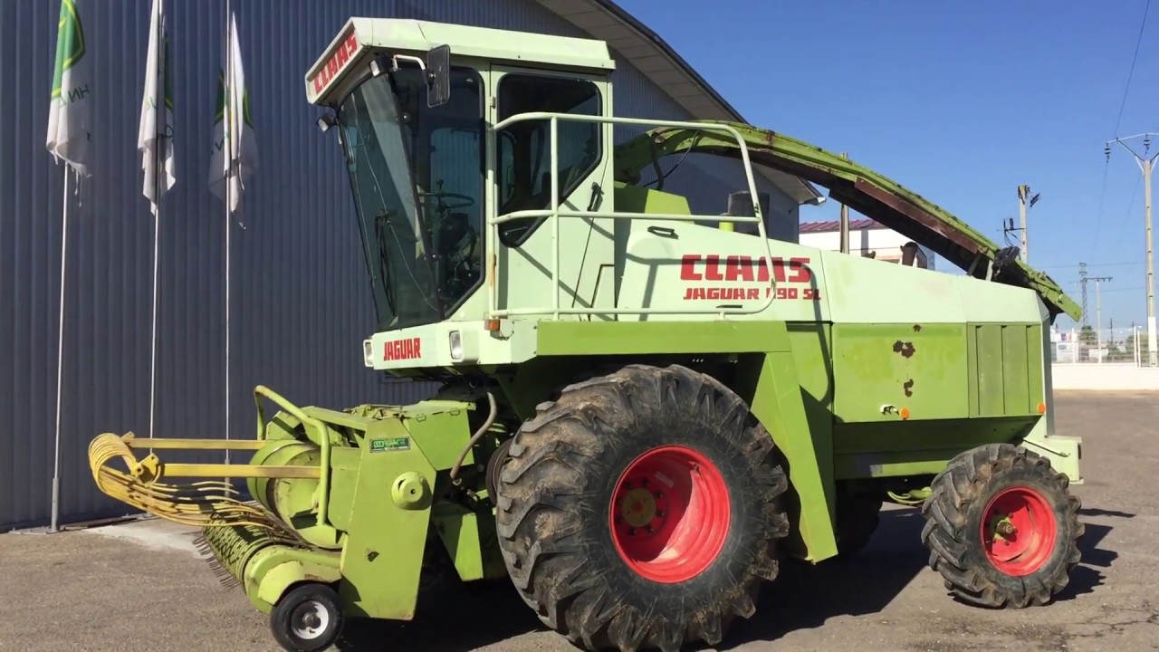 Claas Jaguar 690 SL Feldhäcksler + Technische Daten - YouTube