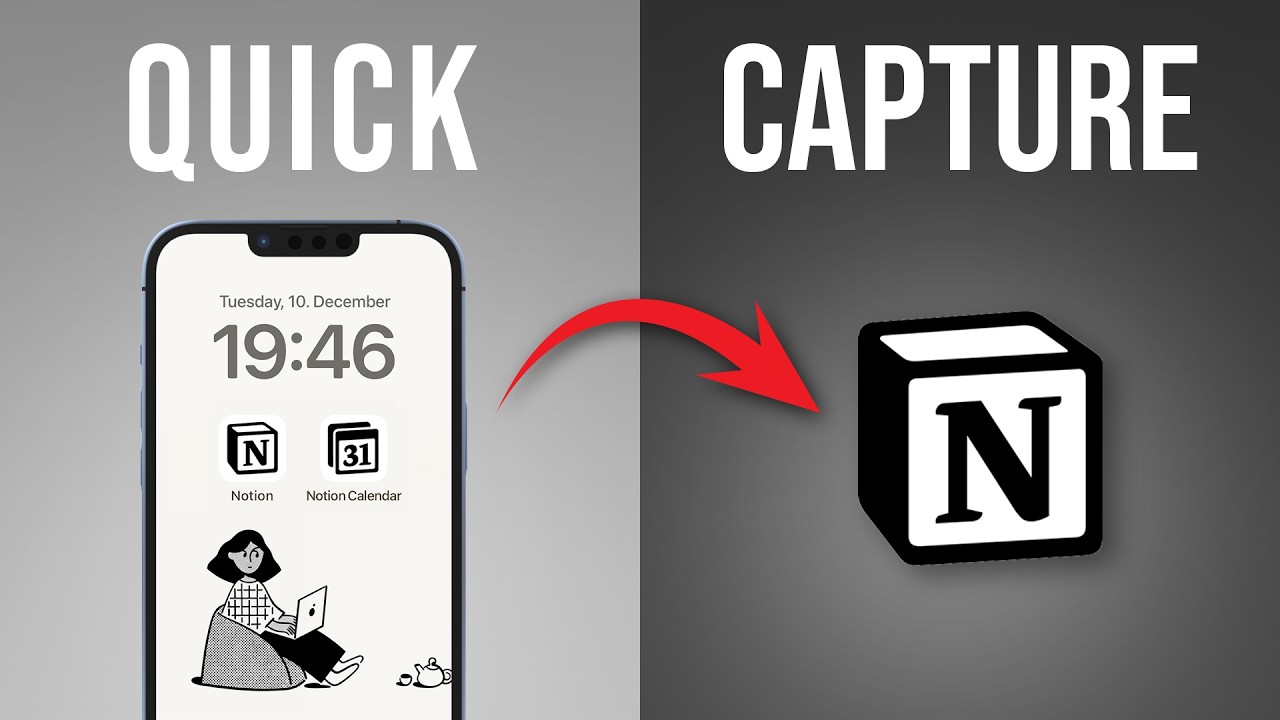 The Best New Notion Quick Capture (explained in under 2 minutes) - YouTube