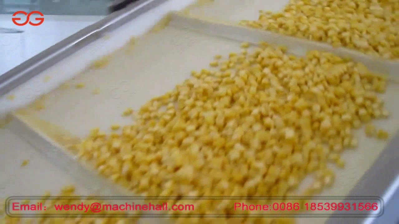 Corn IQF Freezer| Instant Quick Freeze Machine| Frozen Corn Processing ...