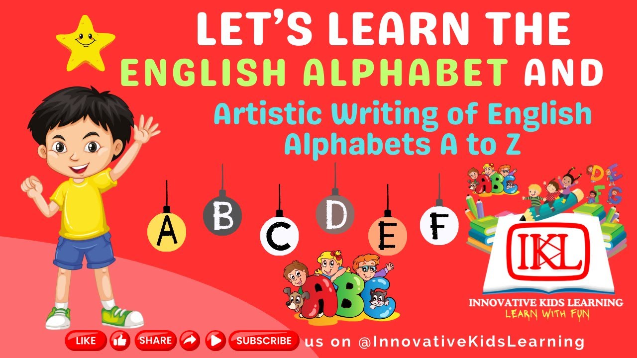 "Artistic Writing of English Alphabets A to Z | English alphabet model ...