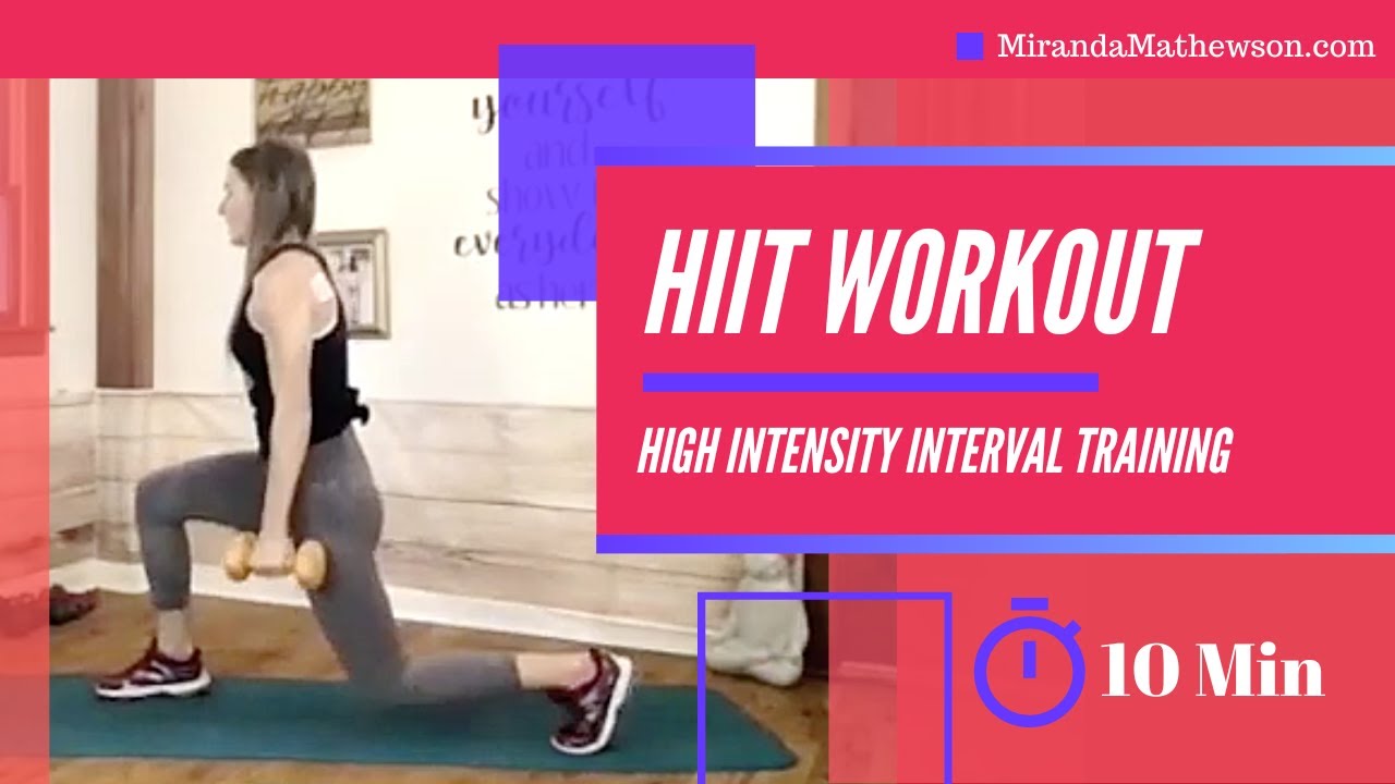 Full Body HIIT workout in JUST TEN MINUTES! - YouTube