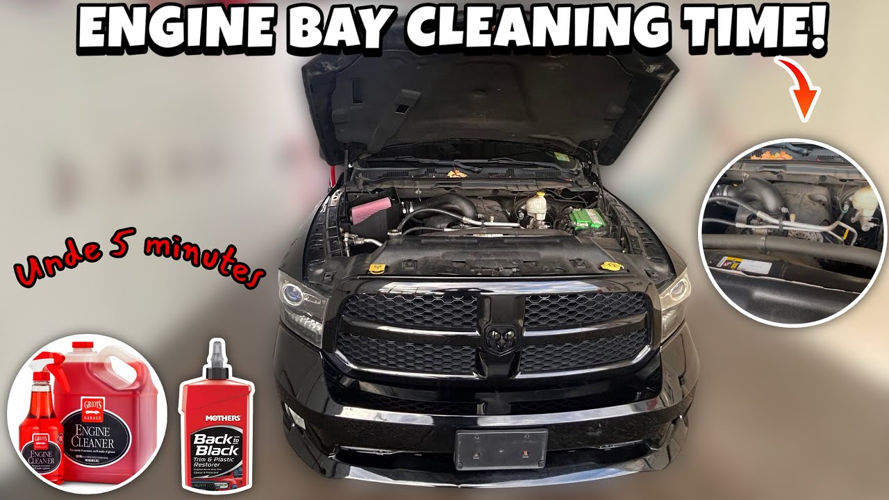4TH GEN RAM GET DEEP ENGINE BAY CLEANING - YouTube