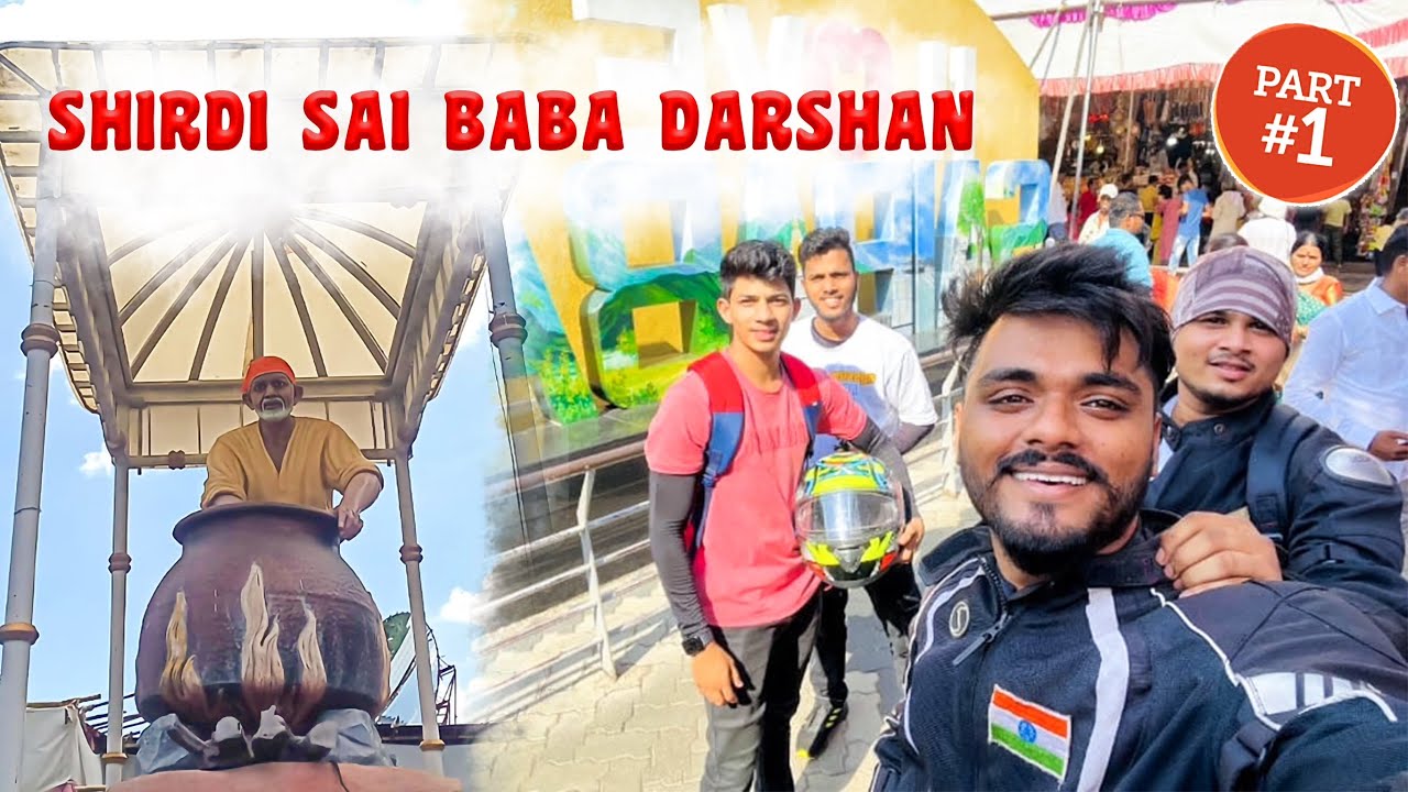 Sai Baba Mandir Shirdi | Shirdi Darshan | Panvel To Shirdi Bike Ride ...