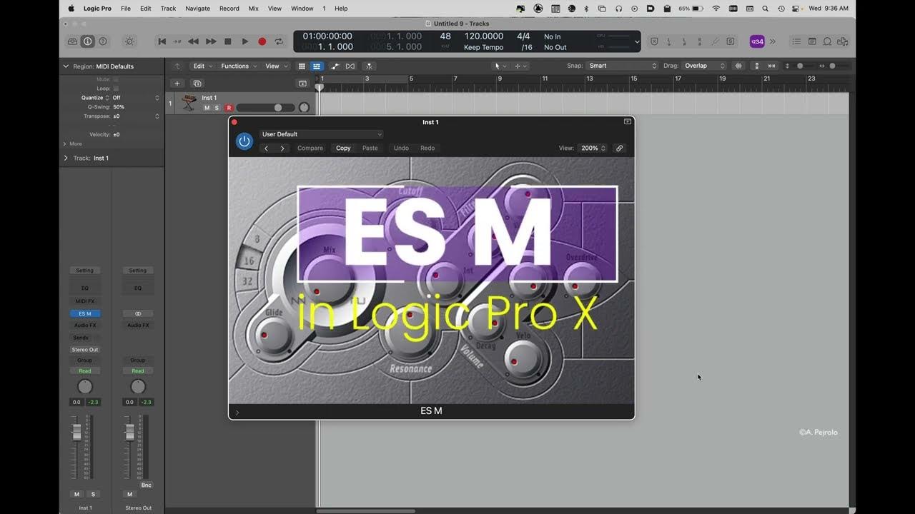Logic X ESM Tutorial - YouTube