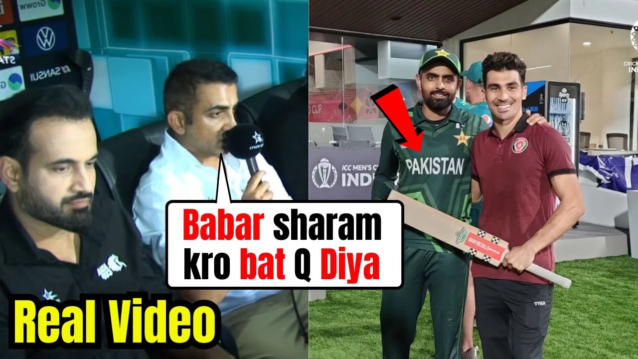 Gautam Gambhir shocking statement on Babar Azam giving bat to ...