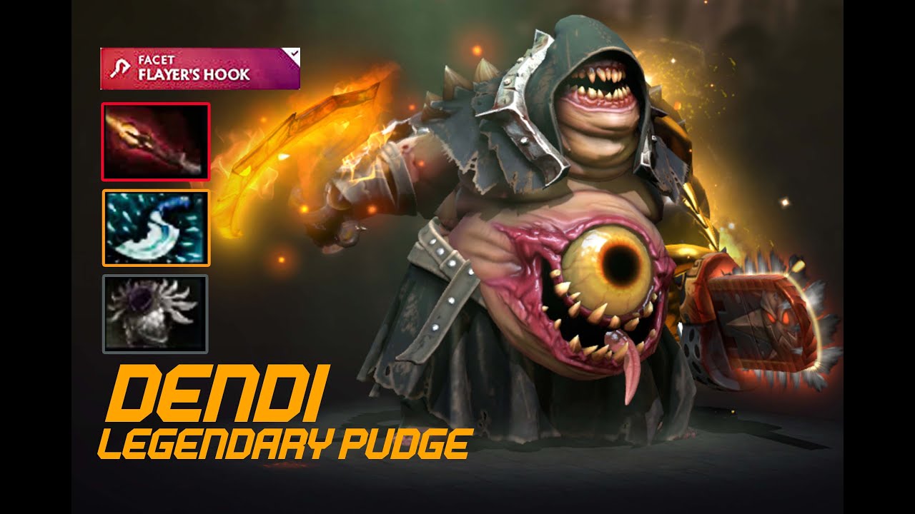 Dendi Legendary Pudge - Dota 2 Gameplay [Watch & Learn] - YouTube