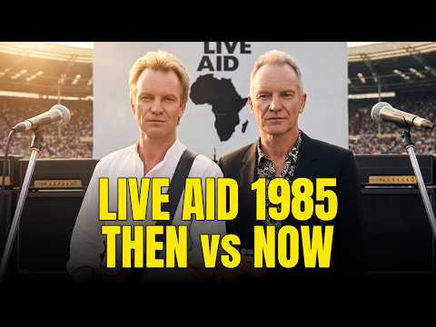 Live Aid 1985 Then and Now | Freddie, Knopfler, Sting, Bowie & More #thenandnow #80smusic #nostalgia