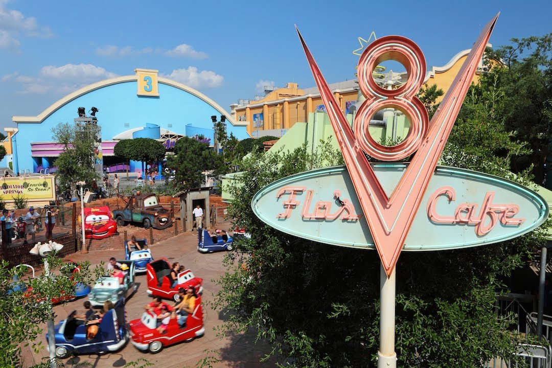 Cars Race Rally at Walt Disney Studios (On Ride) - YouTube