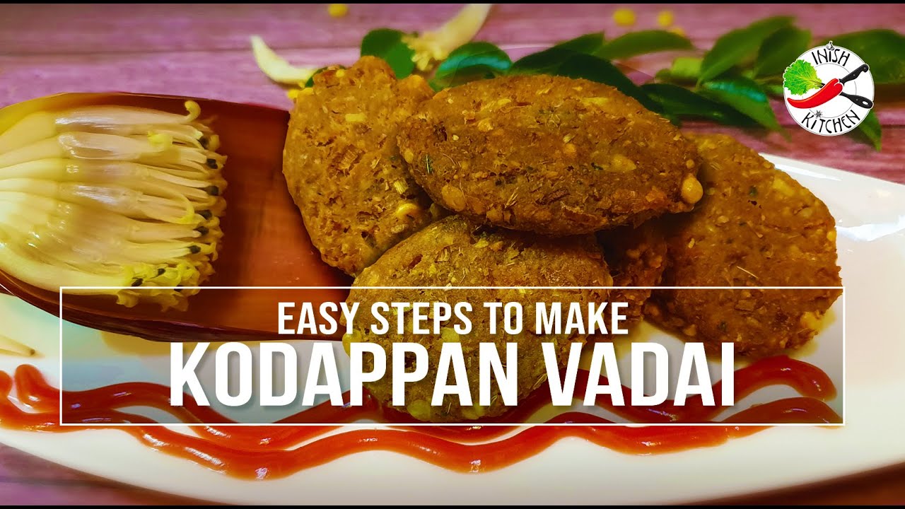 BANANA BLOSSOM (KODAPPAN) VADAI - Quick Pictorial Recipe - YouTube