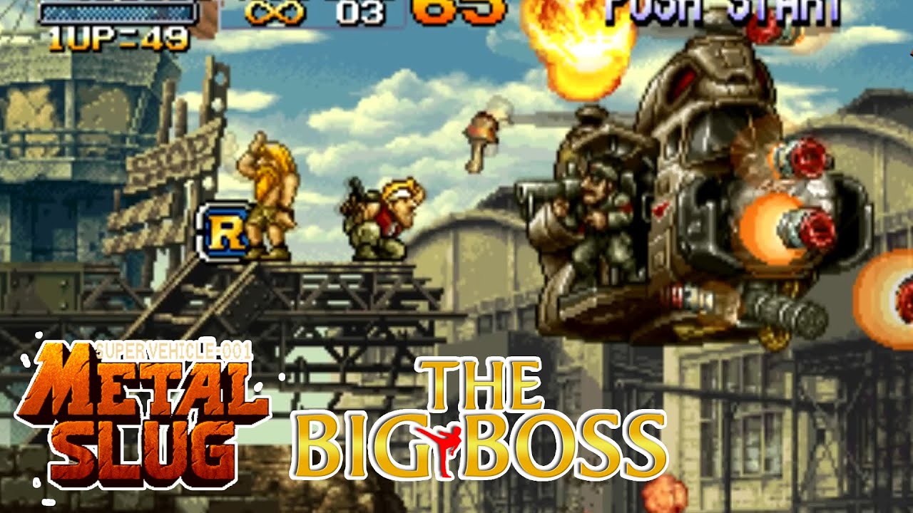 Metal Slug 1 Gameplay Walthrough All Bosses - YouTube