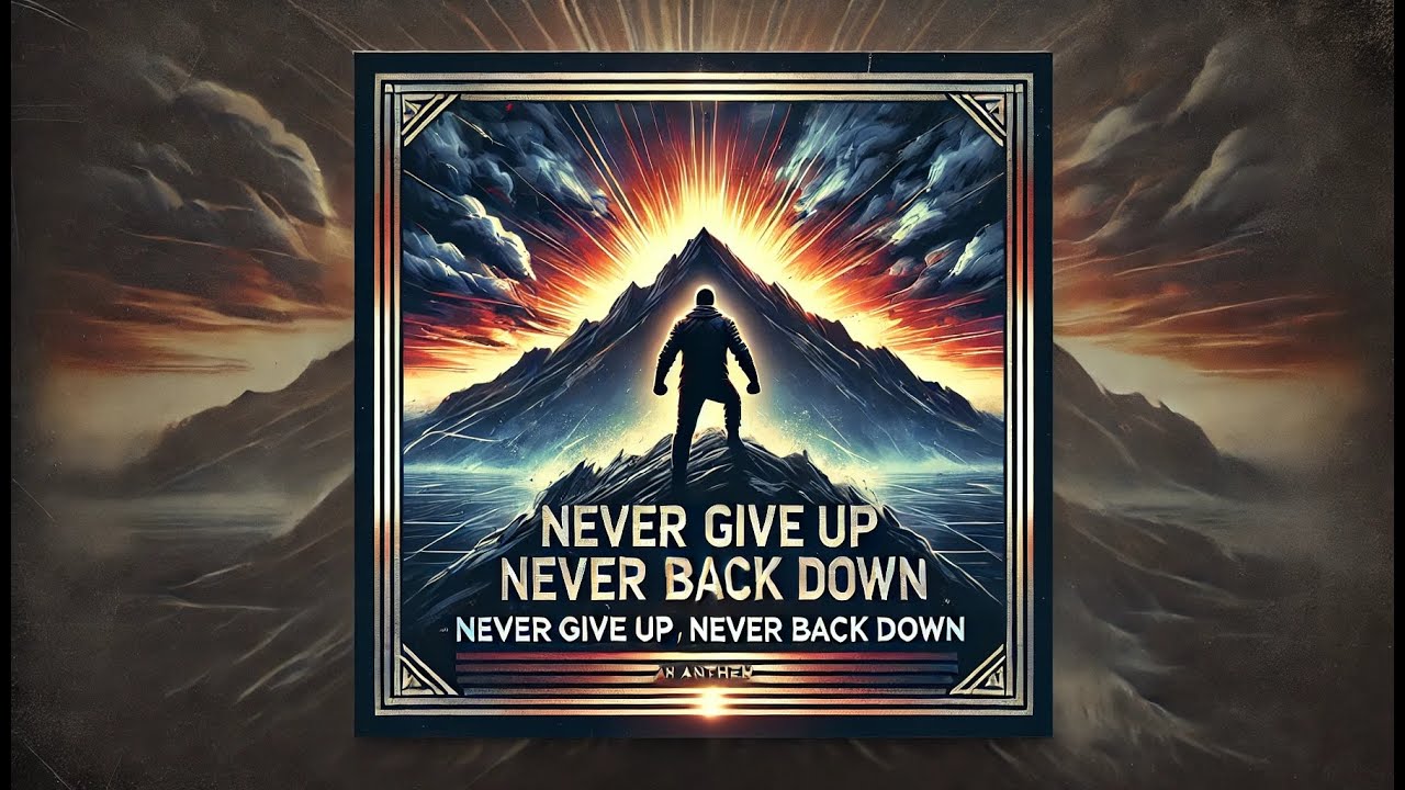 Never Give Up, Never Back Down (Official Audio Visualizer) - YouTube