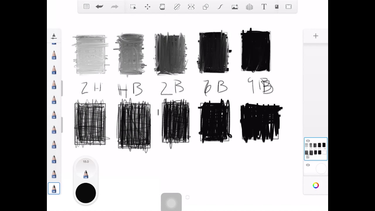 How to create a shading value scale in Autodesk sketchbook - YouTube
