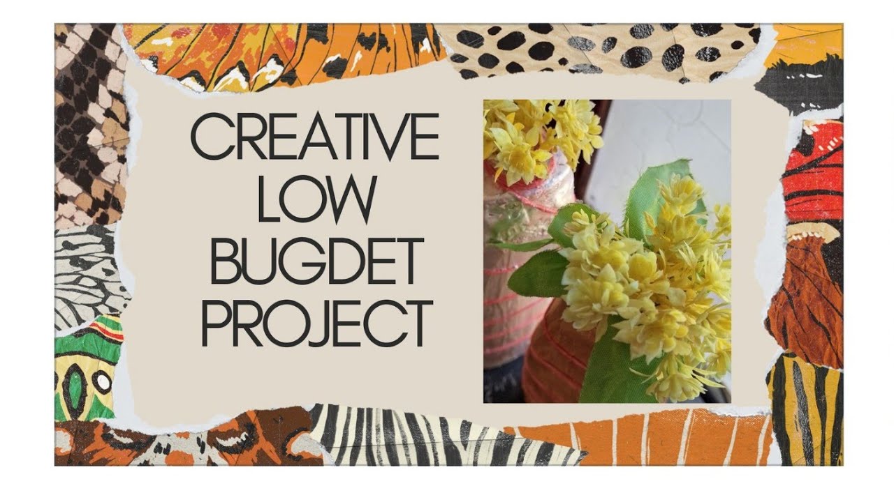 creative low budget project #art #homedecor #low - YouTube