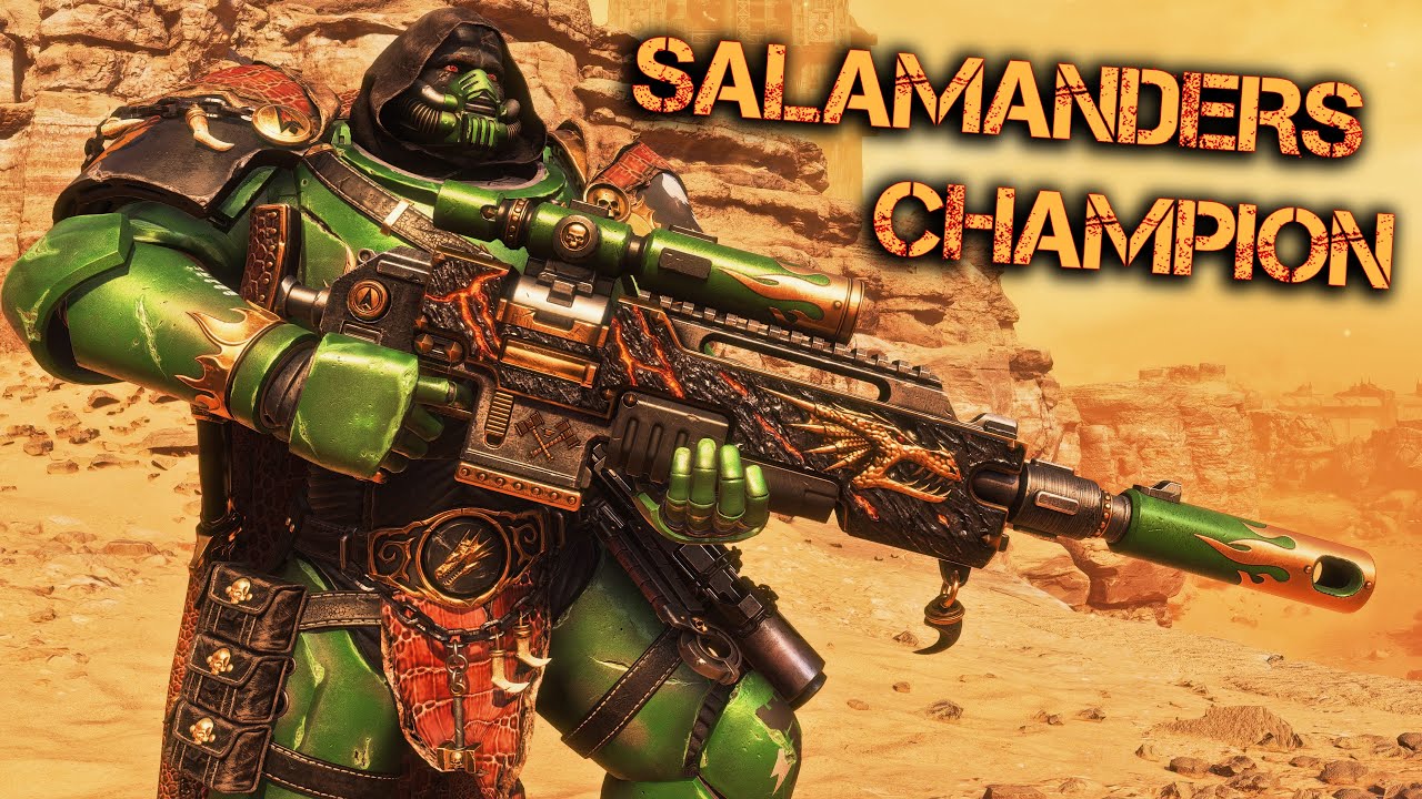 Salamanders SNIPER CHAMPION Hunts the Tyranids - Warhammer 40k: Space ...