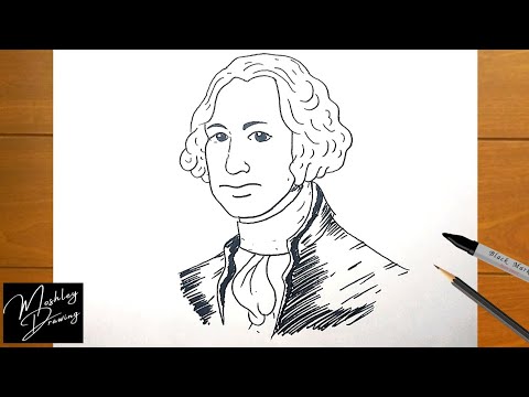 How to Draw George Washington - YouTube