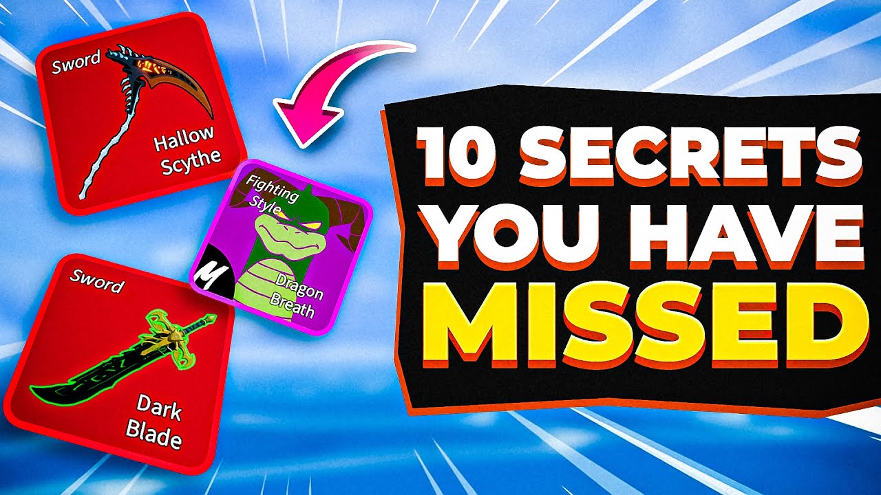 Top 10 Blox Fruit Secrets, That you might have Missed! First Sea ...