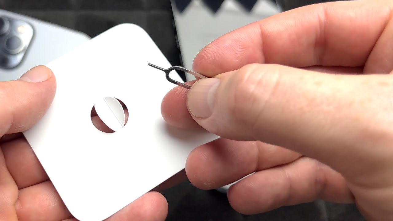 What tool do you need to eject / install SIM Card from iPhone - YouTube