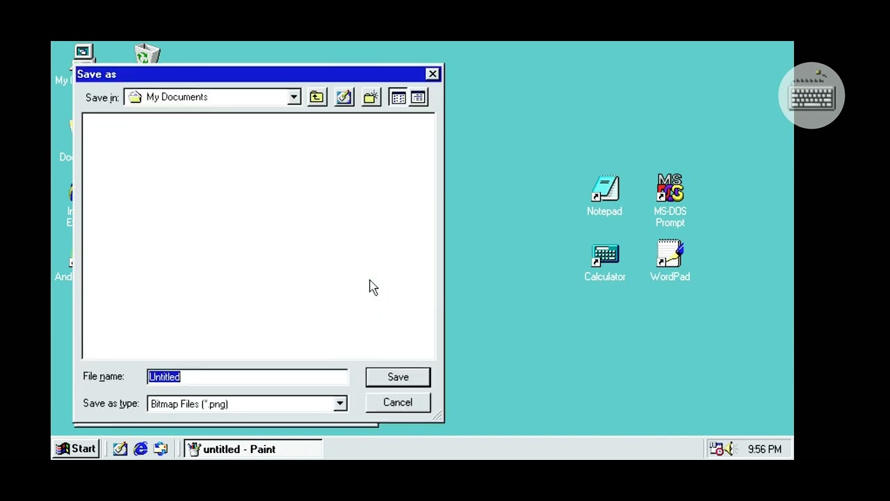 The first time playing win. 98 simulator - YouTube