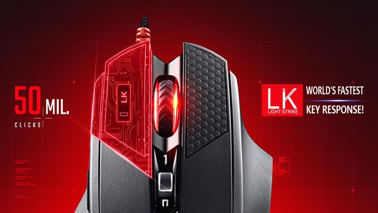 Bloody T70 Gaming Mouse Unboxing and Review Pakistan - AHA GAMER - YouTube