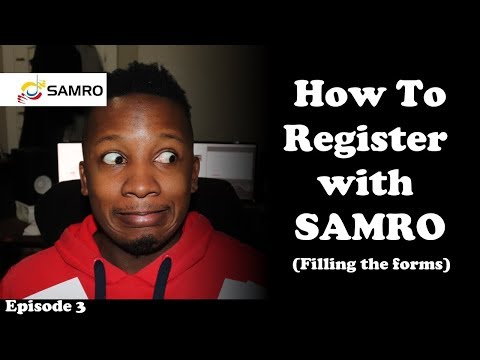 How To Register With SAMRO (Forms)