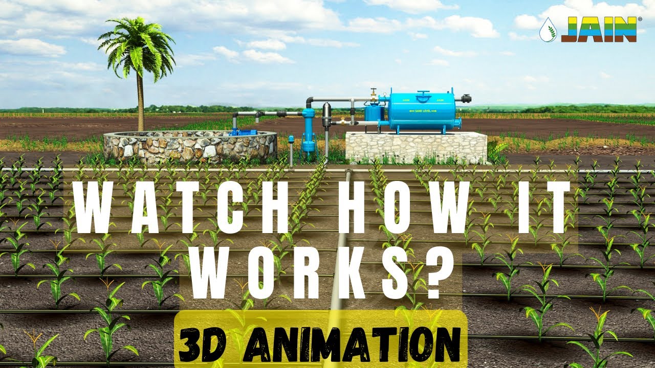 Drip Irrigation System | How It Works | Layout Animation - YouTube