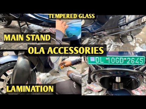 Ola Black Accessories | Main Stand | 3 Layer Lamination #ola #olas1pro ...