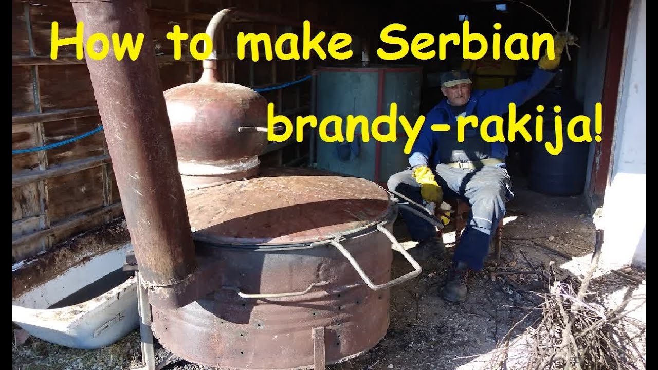 How to make Serbian brandy-rakija! - YouTube