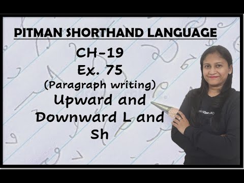 Chapter-19 - Ex. 75 (paragraph writing)-Upward and Downward L and SH ...