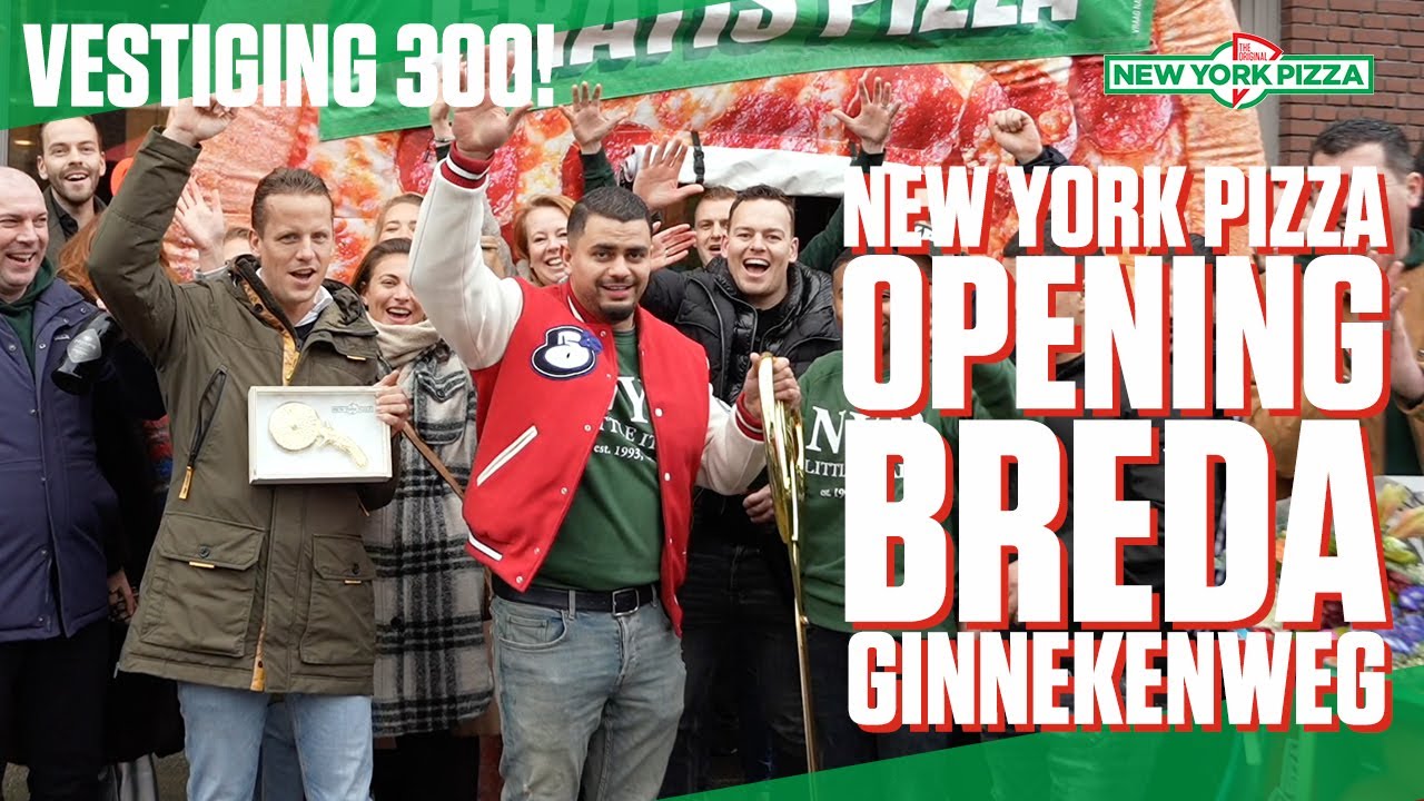 Opening New York Pizza Breda Ginnekenweg - YouTube
