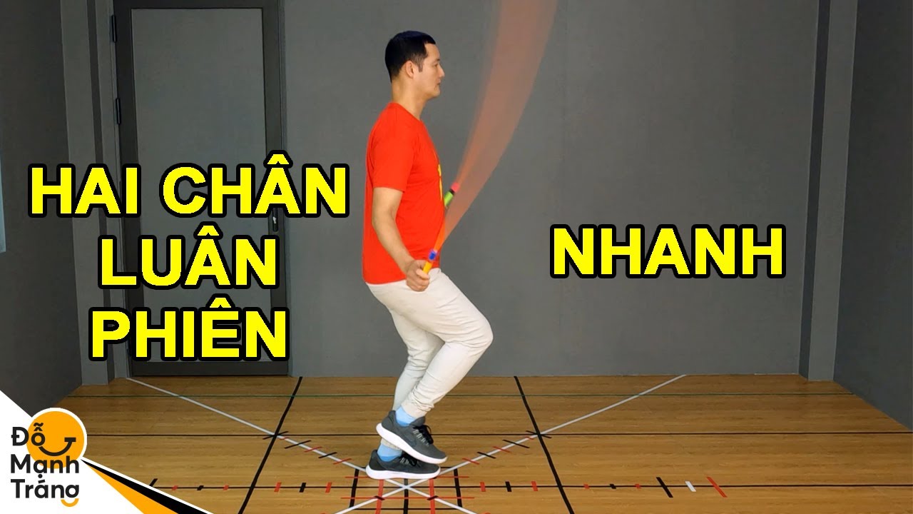 Kỹ thuật nhảy dây hai chân luân phiên - alternate-foot step - nhanh ...